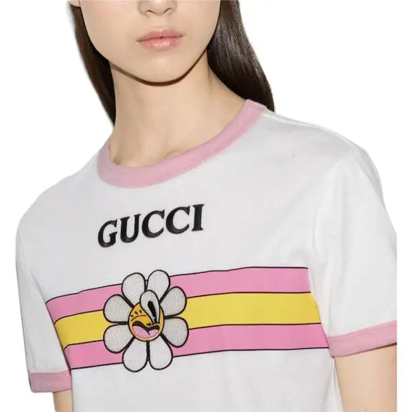 Gucci Cotton Jersey Printed T-shirt