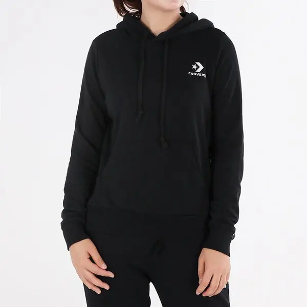 CONVERSE Star Chevron Embroidered Pullover Hoodie