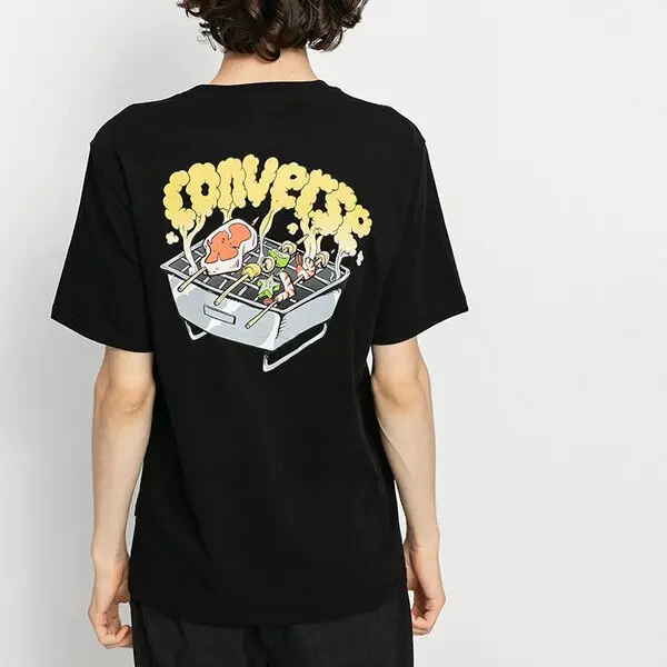 CONVERSE Pattern Casual Sports Short Sleeve