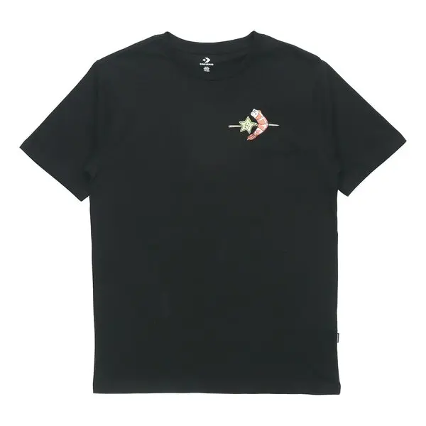 CONVERSE Graphic Print T-shirt - Black