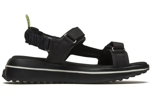 PUMA Future Rider Sandals With Braided Straps And Elasticated Detail - Black