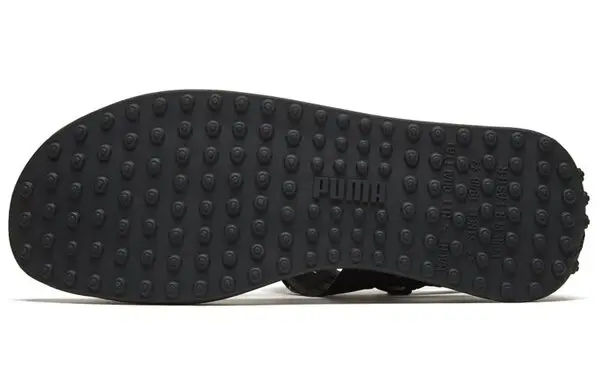 PUMA Future Rider Sandals With Braided Straps And Elasticated Detail - Black