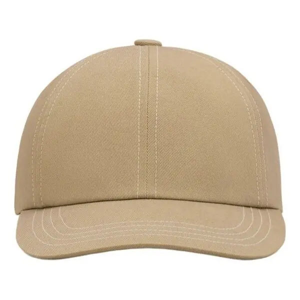 AMI Paris Cotton De Coeur Baseball Cap - Beige