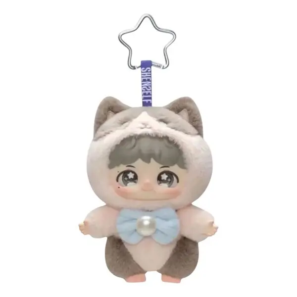 POP MART Brave Heart" Zhou Shen Shenself Vinyl Plush Doll Pendant - Multi-color