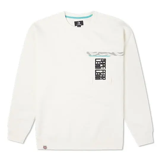 CONVERSE New Year Series Chest Pocket Pullover - White