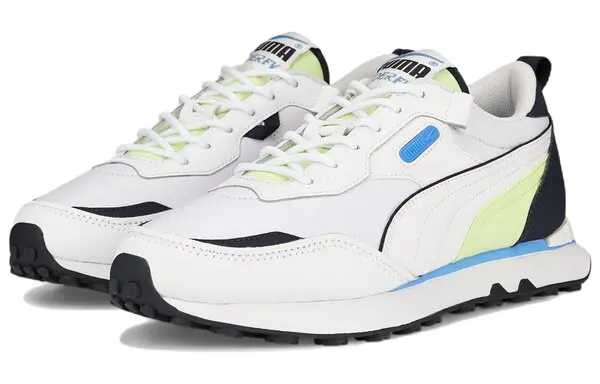 PUMA Rider Fv Ultra Casual Footwear - White/blue/green