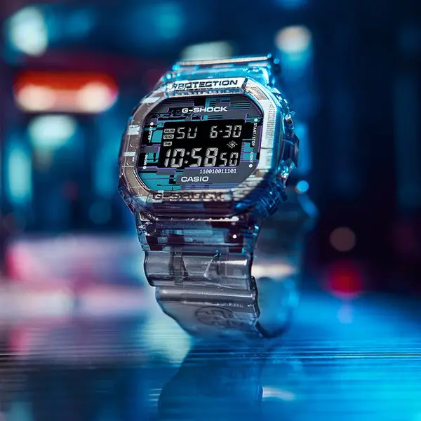 Casio G-shock Square Watch - Translucent Black
