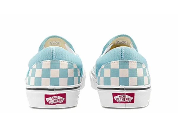 VANS Classic Slip-on Sneakers - Blue/white