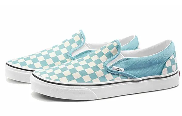 VANS Classic Slip-on Sneakers - Blue/white
