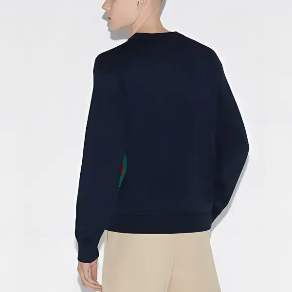 Gucci Cotton Wool Sweater With Embroidered Patch