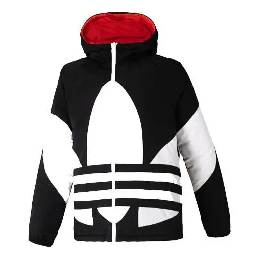 Adidas Originals Reversible Down Hooded Jacket - Blackred