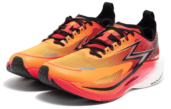 361 DEGREES Fly Burn 2.5 Performance Sneakers - Orange/red