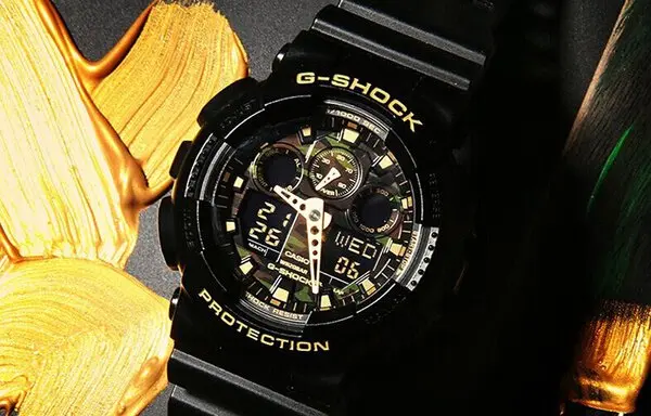 Casio G-shock Analog-digital Camouflage Watch