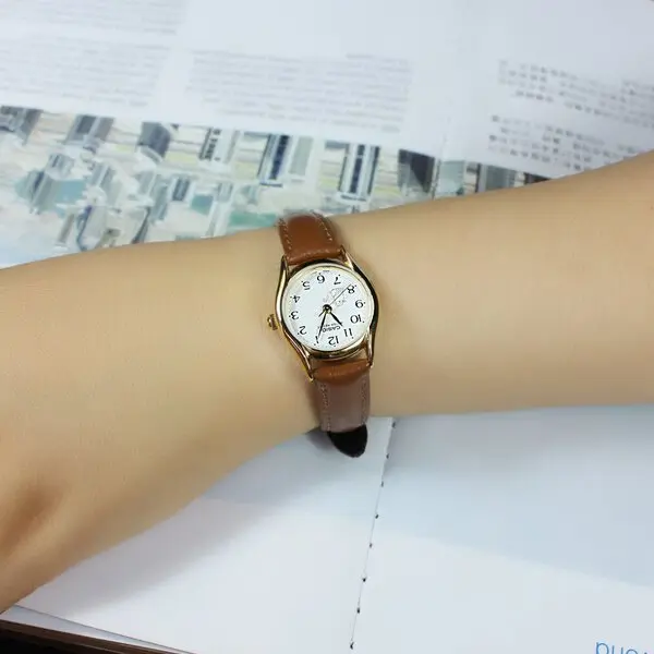 Casio Analog Leather Strap Watch