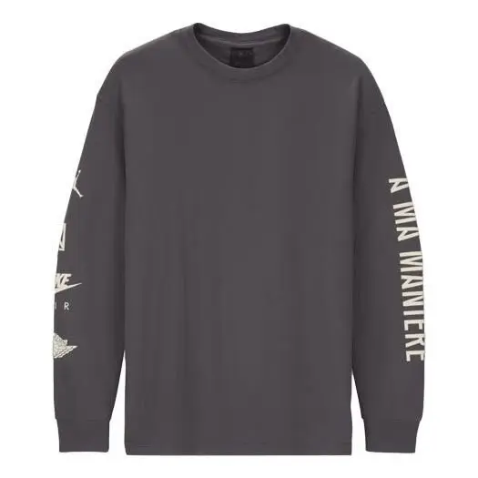 JORDAN X A Ma Maniere Long Sleeves T-shirt Asia Sizing - Grey