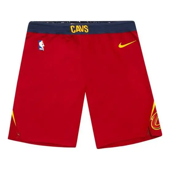 Nike Nba Cleveland Cavaliers Player Edition Basketball Shorts - Red