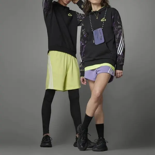 Adidas Logo Graphic Print Hoodie