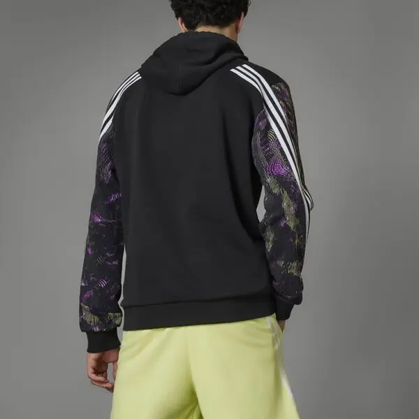 Adidas Logo Graphic Print Hoodie