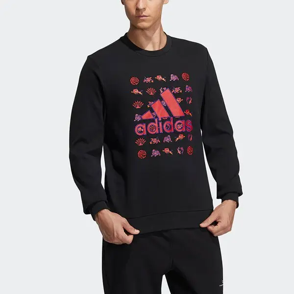 Adidas Crewneck Pullover With Graphic Print