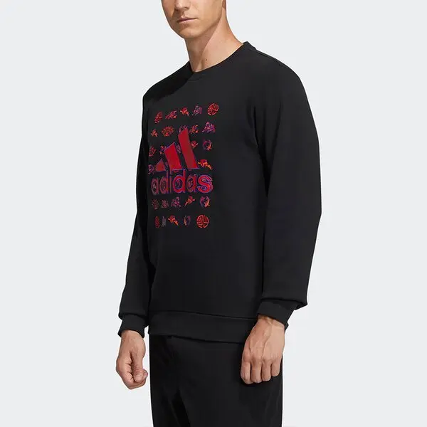 Adidas Crewneck Pullover With Graphic Print