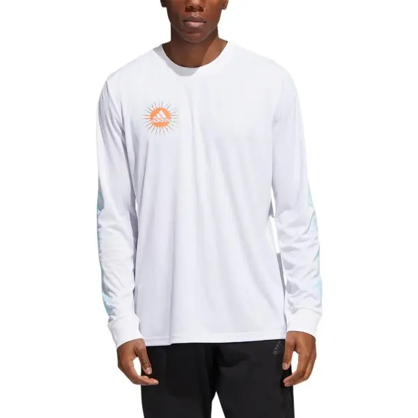 Adidas Graphic Print Long Sleeve T-shirt
