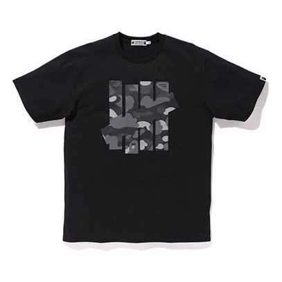 A BATHING APE X Undefeated 5 Strikes T-shirt - Black
