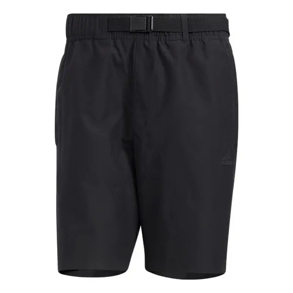 Adidas Belt Detail Straight Shorts - Multi-color