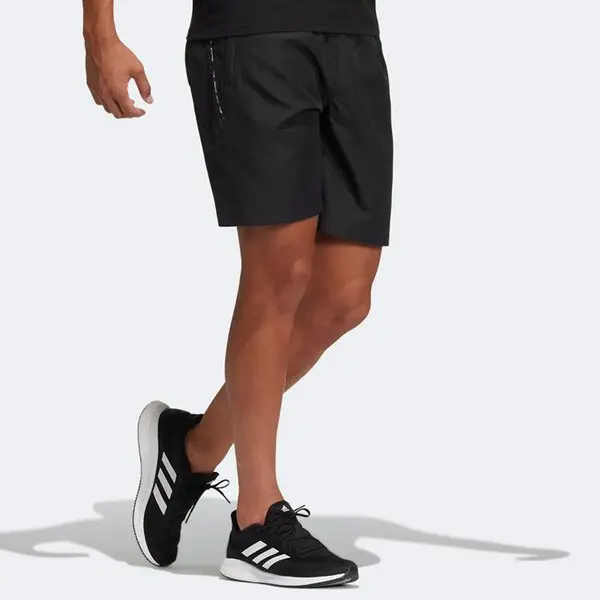 Adidas Belt Detail Straight Shorts