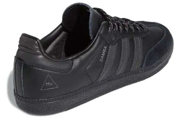 Adidas Pharrell X Humanrace Samba "black Future" Sneakers - Black/black