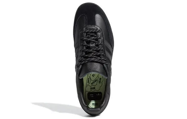 Adidas Pharrell X Humanrace Samba "black Future" Sneakers - Black/black