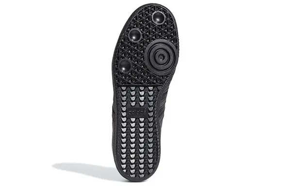 Adidas Pharrell X Humanrace Samba "black Future" Sneakers - Black/black