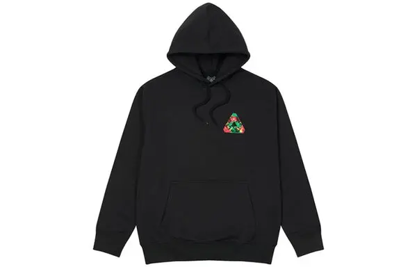 PALACE Logo Print Hoodie - Black