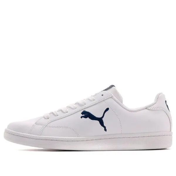 PUMA Smash Cat L Low Top Sneakers - White/blue