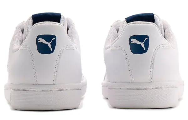 PUMA Smash Cat L Low Top Sneakers - White/blue