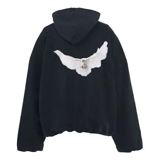 Yeezy X Balenciaga Dove Hoodie - Black