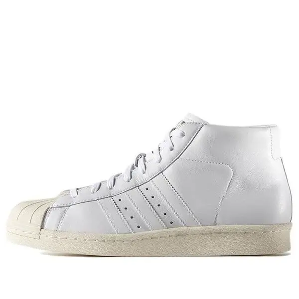 Adidas Originals Pro Model Vintage High Top Sneakers - White/chalk