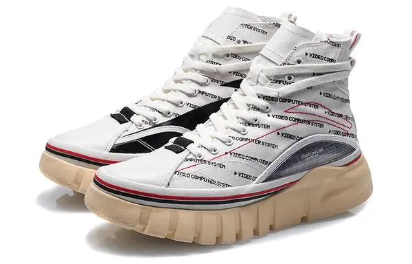 LI-NING High Top Lace-up Casual Shoes