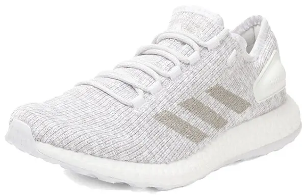 Adidas Pureboost Low Top Lace-up Sneakers - Grey/white