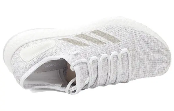 Adidas Pureboost Low Top Lace-up Sneakers - Grey/white