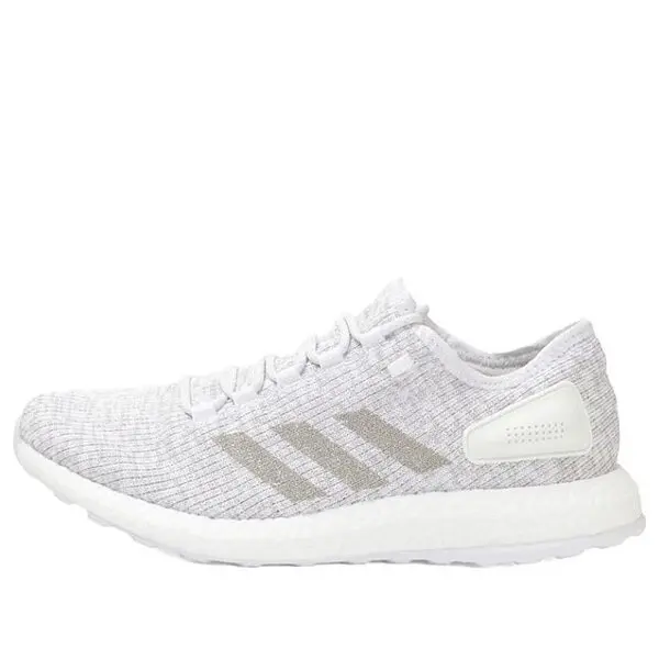 Adidas Pureboost Low Top Lace-up Sneakers - Grey/white