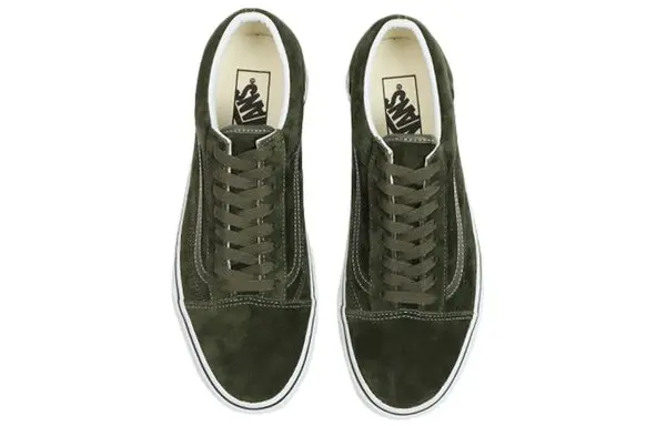 VANS Old Skool Pig Suede Sneakers - Green