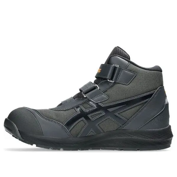 Asics High Top Sneakers With Velcro Fastening - Black/graphite Grey