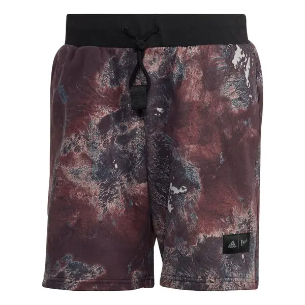 Adidas X Parley Crossover Printed Loose Fit Shorts - Multi-color