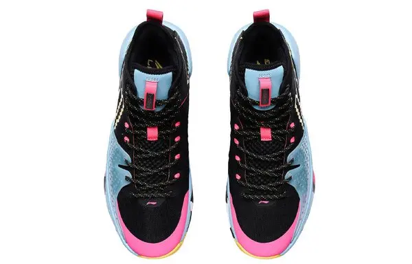 LI-NING Combat High 'black Blue Pink