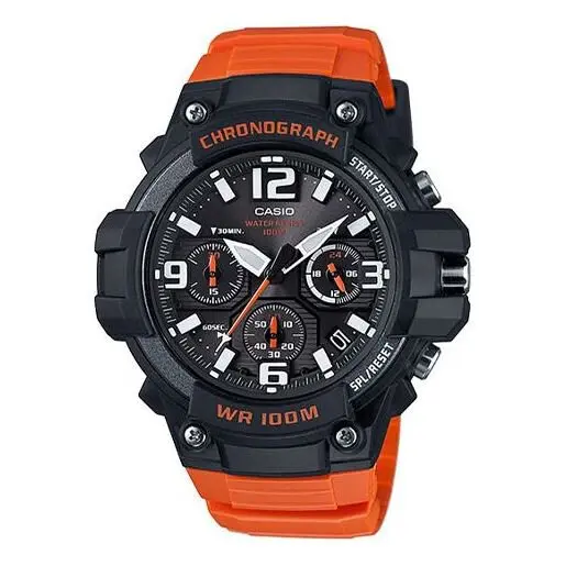 Casio Sports Chronograph Quartz Watch - Orange