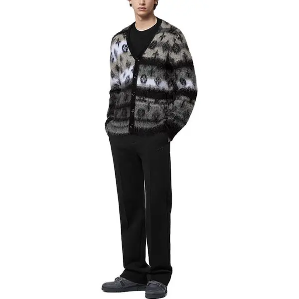 LOUIS VUITTON Monogram Mohair Cardigan - Multi-color
