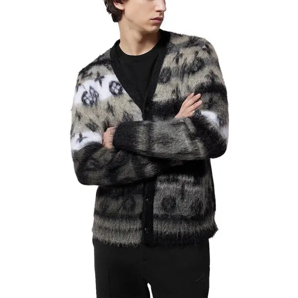 LOUIS VUITTON Monogram Mohair Cardigan - Multi-color