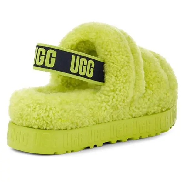 UGG Oh Fluffita Platform Sandals - Key Lime