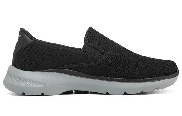 Sketchers Go Walk 6 Anaglyph Slip-on Sneakers - Black/grey