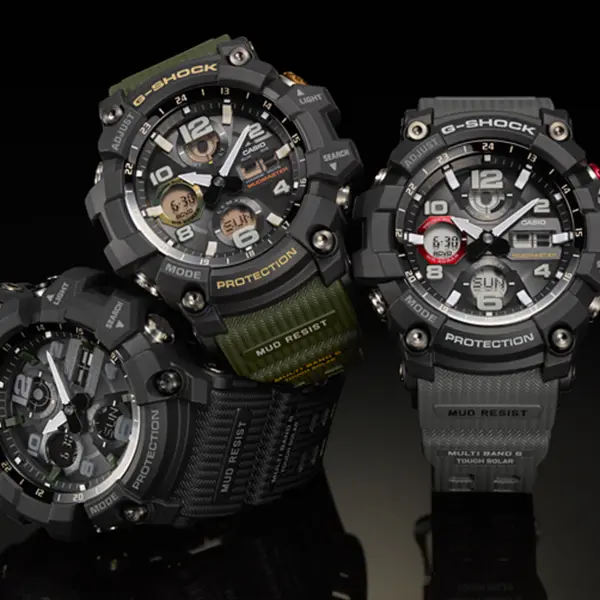 Casio G-shock Mudmaster 'black - Black/blue